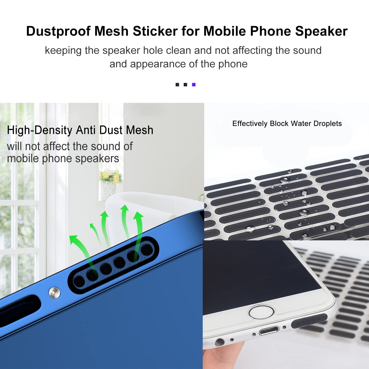 Anti Dust Plug Kit Compatible with iPhone 11/12/13/X/Xs Max/XR and More, Dustproof Maintenance Kit for iPhone, Come with Phone Port Cover Cap Phone Speaker Anti-Dust Mesh Sticker and Other