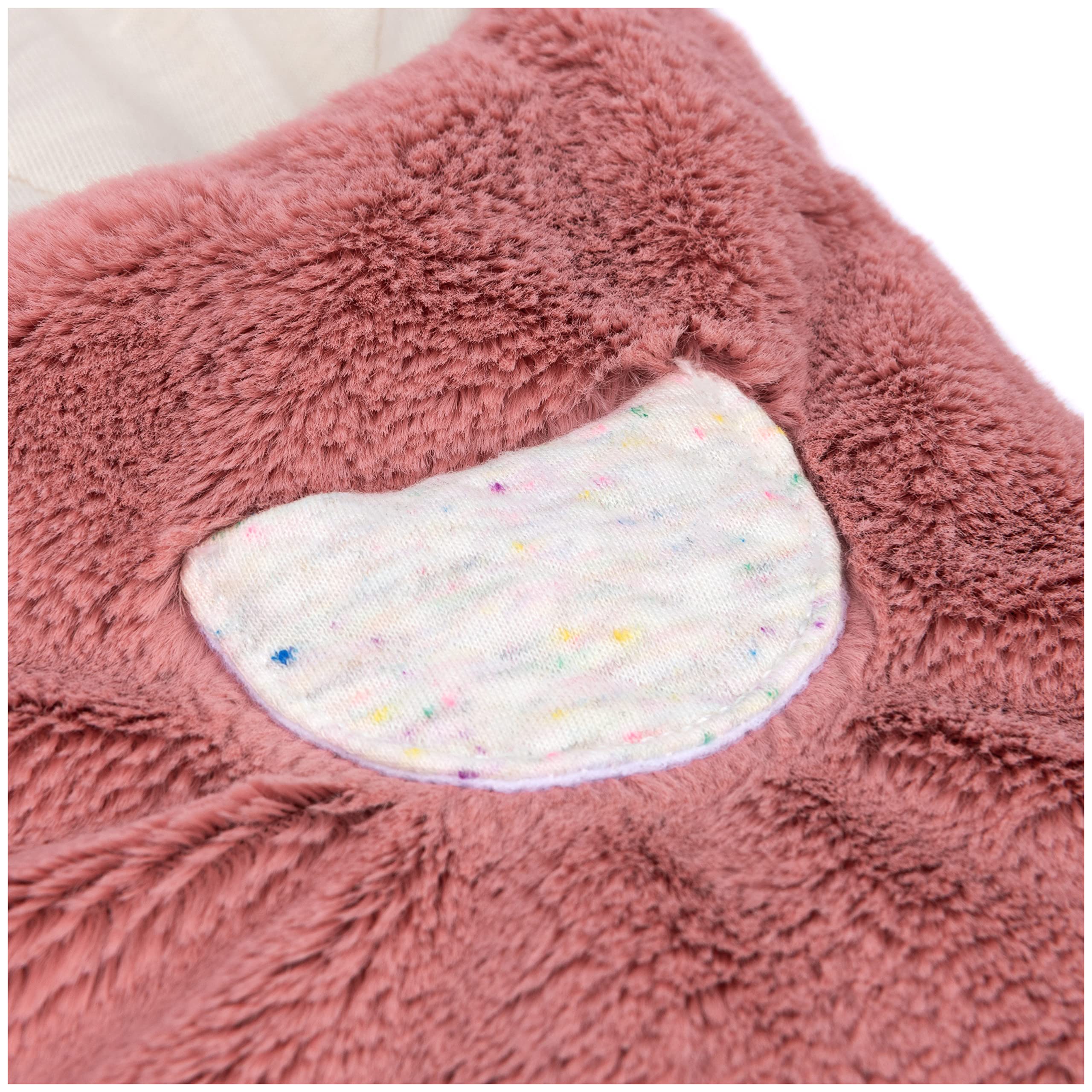 GUND Baby Oh So Snuggly Bunny Blanket Wrap, Plush Hooded Baby Blanket Wrap for Newborns, Pink/Cream, 26”