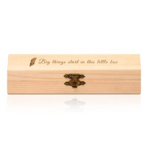 personalized wooden pregnancy test keepsake box,sinseike custom name baby annouced box (personalized)