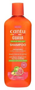 cantu guava shampoo scalp relief 13.5 ounce (400ml) (pack of 2)