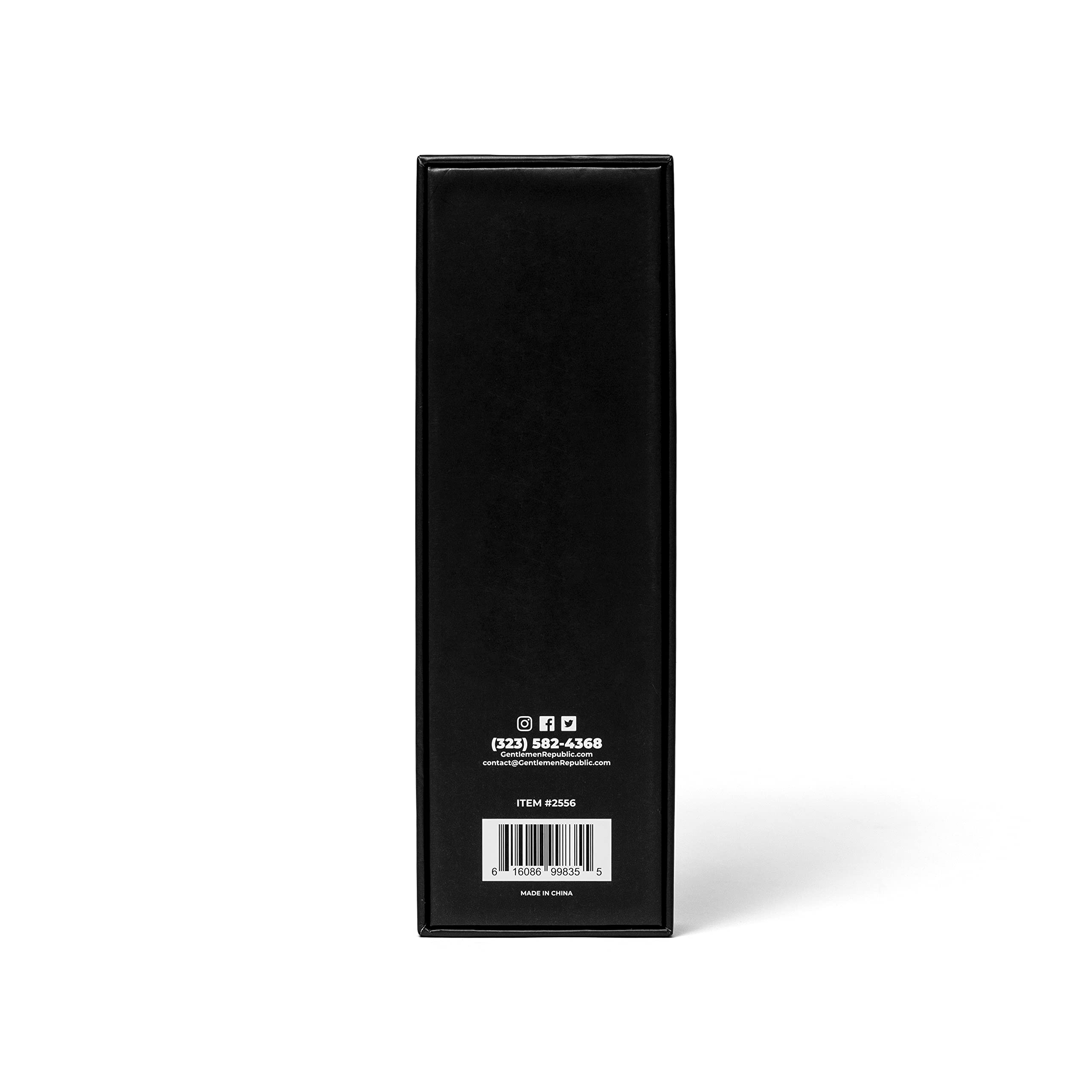 Gentlemen Republic Straight Edge Razor: Premium Black Safety Razor for Professional Barbers and Everyday Home Grooming - Achieve the Shave with Confidence