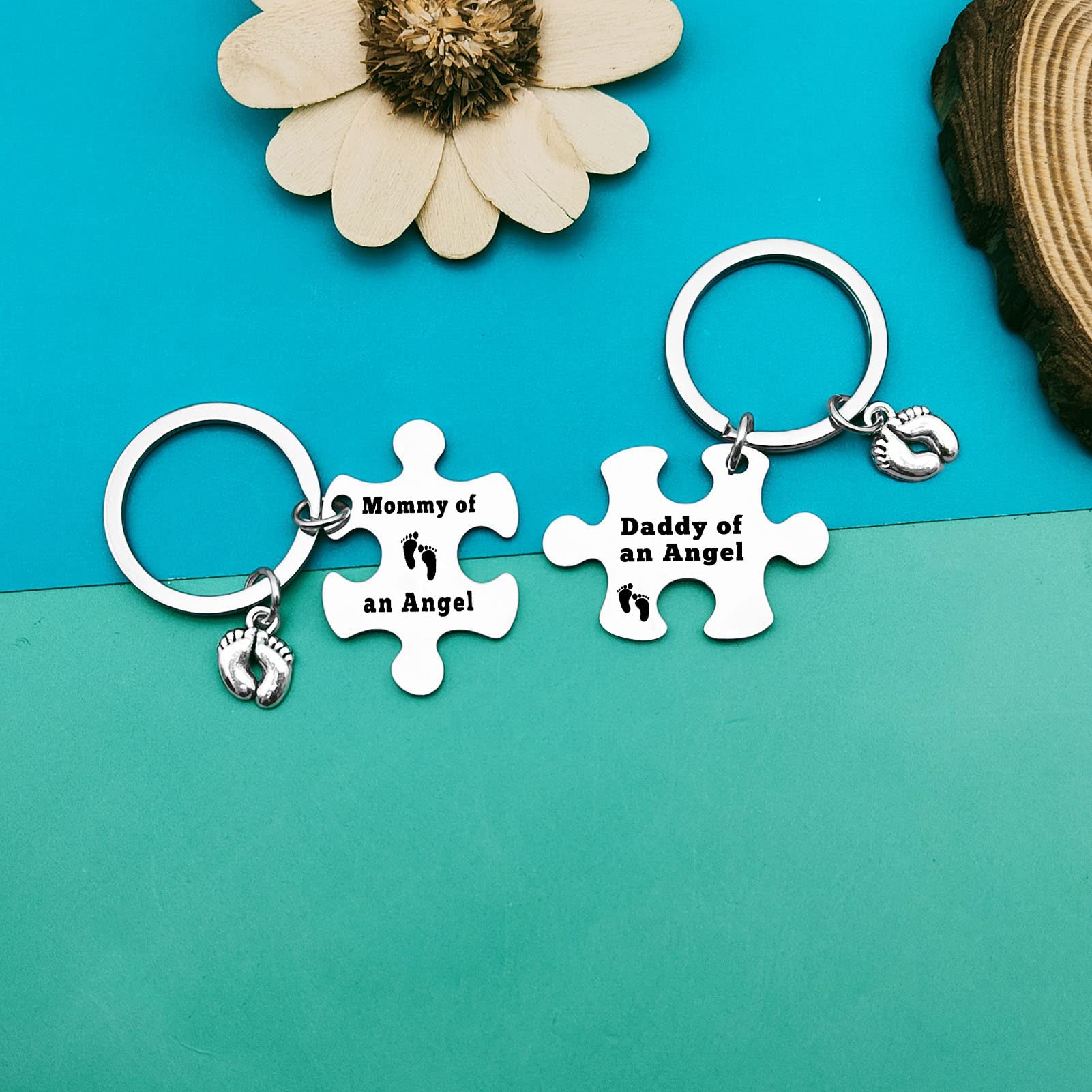 Loss of Baby Memorial Gift Keychain Sympathy Gift for Loss of Child Miscarriage Keepsake In Memory of Infant Loss Child Loss Gift Remembrance Jewelry Mommy of an Angel Daddy of an Angel Keyring