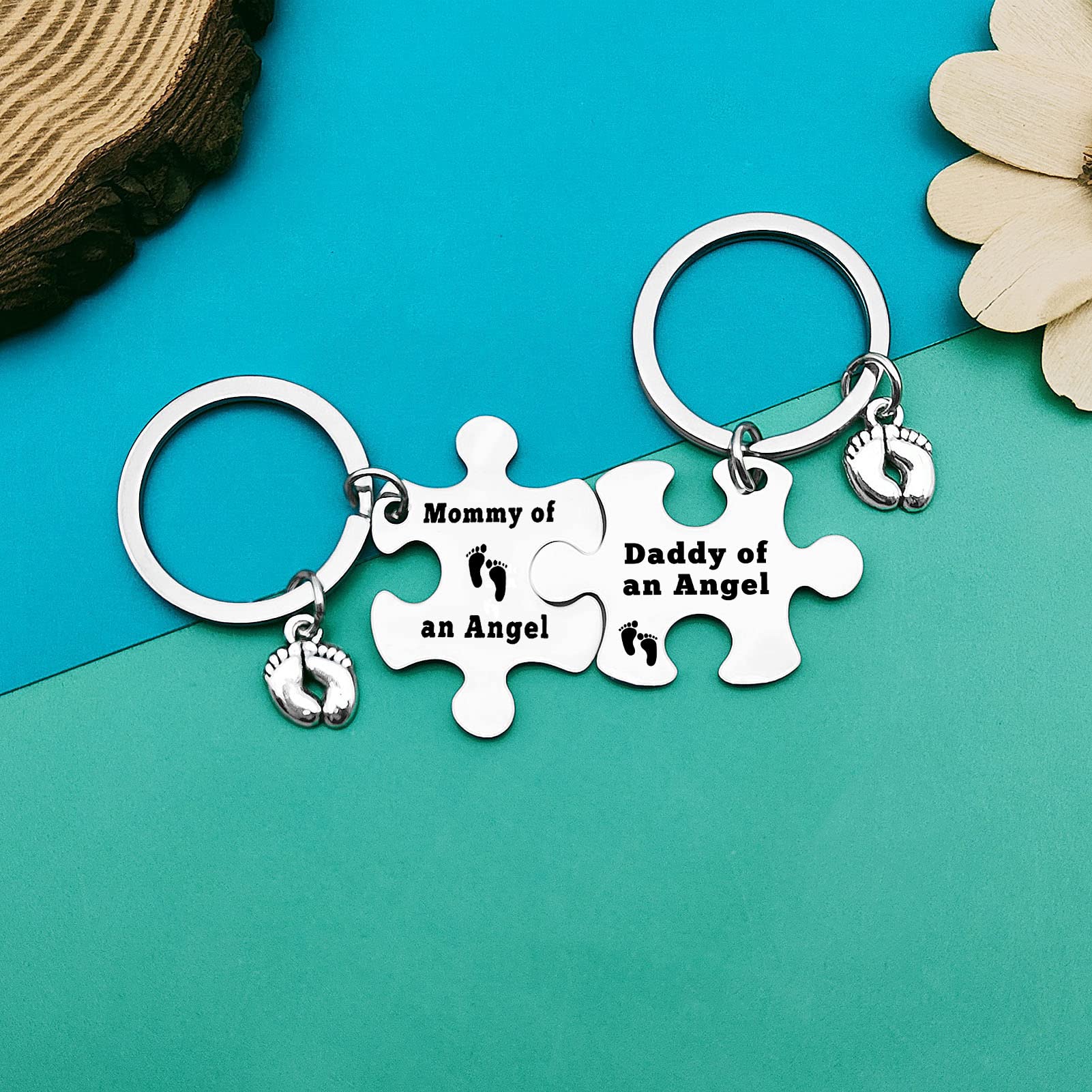 Loss of Baby Memorial Gift Keychain Sympathy Gift for Loss of Child Miscarriage Keepsake In Memory of Infant Loss Child Loss Gift Remembrance Jewelry Mommy of an Angel Daddy of an Angel Keyring