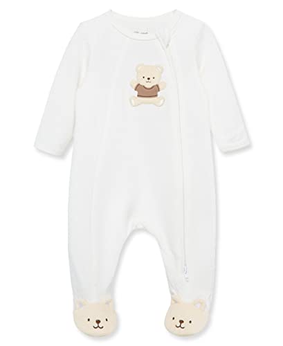 Little Me Baby Boys' Gentle Bear Footie, Newborn