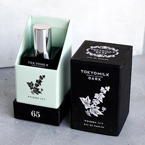 TOKYOMILK Dark Poison Ivy Eau de Parfum, 1.6 fl. oz, 47.3 ml – Bergamot, Eden Rose, Muguet & Orris Root – Sophisticated & Elegant Design, Men & Women’s Perfume, Eau de Parfum Spray