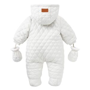 IBOBOOM Baby Boys Winter Clothes Toddler Snowsuit Infant Girl Snow Bib Suit 12-18 Months