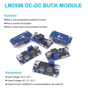 BULVACK 20 PackLM2596 DC-DC Buck Converter Power Converter