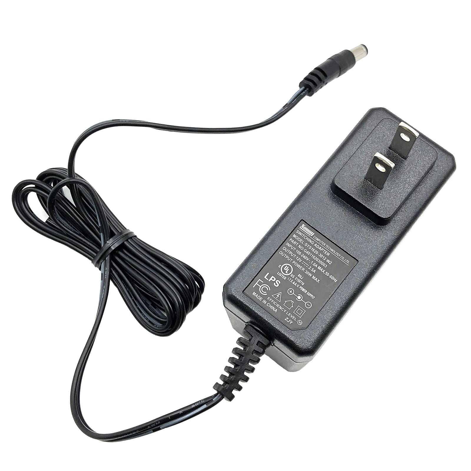 30W AC Adapter SYS1620-3012-W2 12V 2.5A Power Supply G401162030003