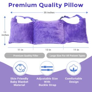 Zomaple Mastectomy Pillow - Post Surgery Pillow, Mastectomy Recovery Must Haves, Breast for After Heart Surgery, Reduction & Augmentation Patients Sleeping, Recovery Seatbelt Protection-Surgery Gift