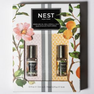 nest new york mini perfume oil set includes turkish rose and seville orange (2 x 0.1 ounce)