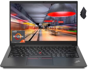 lenovo thinkpad e14 gen 3 amd business laptop, 14" fhd (1920x1080), amd ryzen 7 5700u, hdmi, webcam, wifi 6, fingerprint reader, backlit keyboard, windows 10 pro (24gb ram | 1tb pcie ssd)