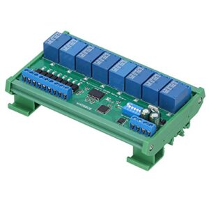 PLC Expansion Board, Professional 9600BPS 6 Working Modes RS485 Relay Module for 64 Devices in Parallel