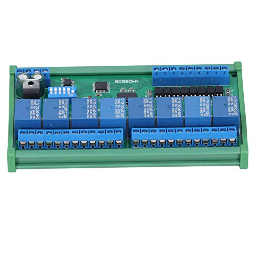 PLC Expansion Board, Professional 9600BPS 6 Working Modes RS485 Relay Module for 64 Devices in Parallel