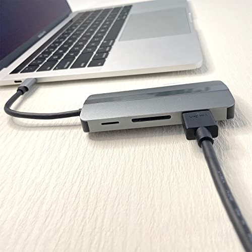 8-in-1 Type-C Network Hub Multi-Splitter Adapter with Usb3.0 + Usb2.0 + Audio + Pd + Vga + Hdmi + Sd + Tf for Pc Computer Acc