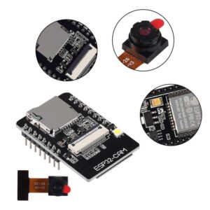 DWEII 5PCS ESP32-CAM Camera Module WiFi Bluetooth Development Board ESP32 Wireless OV2640 Camera Module