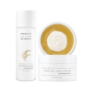 rice pure 2-step set [toner & cream]