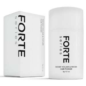 hair texture powder by forte series, volumizer for fine hair volumizing products for men (0.1 oz)