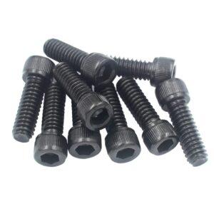 dgol 40 pcs 1/4-20 x 3/4 inch black socket head screws bolt, grade 12.9 super hard carbon steel material, fully thread, allen socket drive