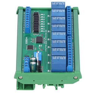 PLC Expansion Board, Professional 9600BPS 6 Working Modes RS485 Relay Module for 64 Devices in Parallel