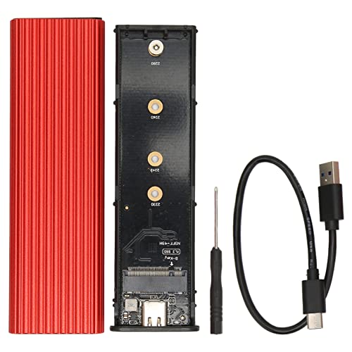 M.2 SSD Enclosure, SSD Enclosure Large Capacity Type C Interface NGFF Protocol for Office for Home