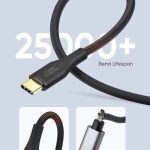 Bundle - 2Items：CableCreation USB A to USB C Cable 6ft + USB C Hub Multiport Adapter