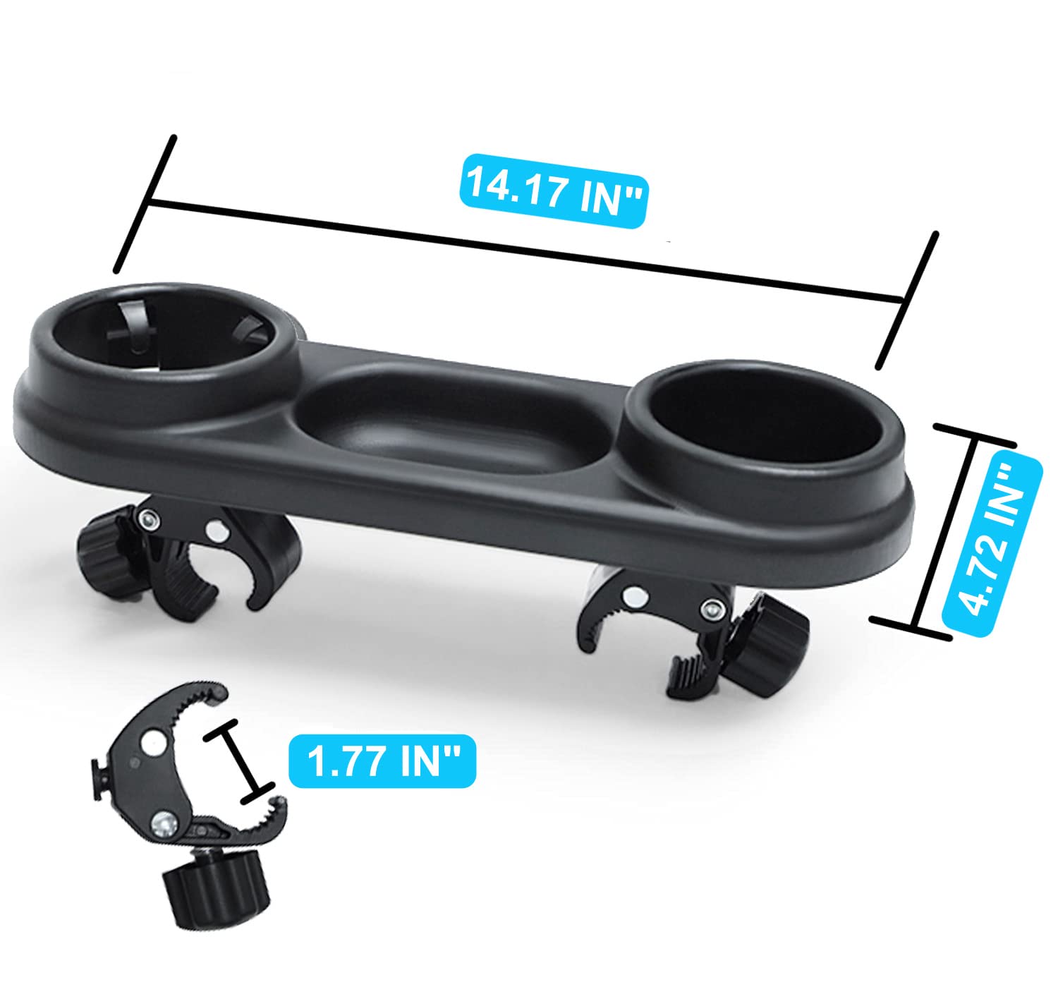 Stroller Snack Tray | Stroller Cup Holder with Snack Tray Compatible for Uppababy | Stroller Organizer for 3 in 1 Tray | Stroller Tray Attachment for Baby | Stroller Caddy Accessories