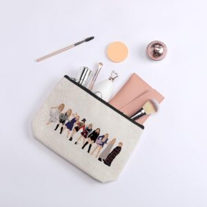 Music Lover Gifts for Women, Album Inspired Gift, Song Lovers Gift, Makeup Bag Gifts for Mom Daughter Sister Friend BFF Girls, Singer's Merchandise, Travel Toiletry Makeup Organizer Zipper Pouch