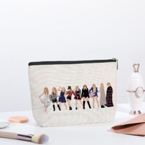 Music Lover Gifts for Women, Album Inspired Gift, Song Lovers Gift, Makeup Bag Gifts for Mom Daughter Sister Friend BFF Girls, Singer's Merchandise, Travel Toiletry Makeup Organizer Zipper Pouch