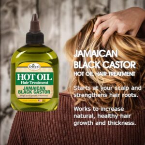 Difeel Jamaican Black Castor Hot Oil Treatment 7.1 oz. - Deep Conditioning Treatment made with Natural Castor oil for Hair Growth