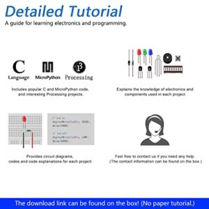 Freenove Ultimate Starter Kit for ESP8266 (Included) (Compatible with Arduino IDE), ESP-12S Onboard Wi-Fi, MicroPython C Code, 714-Page Detailed Tutorial, 218 Items, 109 Projects