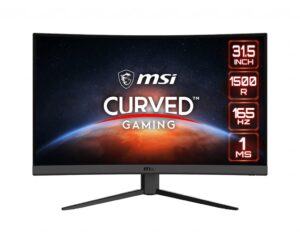 msi optix g32c4w 32" fhd curved gaming monitor, 1500r, 165hz, 1ms, amd freesync (optix g32c4w) (renewed)