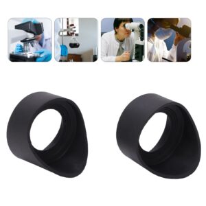 Heayzoki Soft Rubber Eyepiece Eye, 27mm/1.06in Inner Diameter Rubber Eyecups for 42-48mm/1.65-1.89in Lens, Suitable for Microscope Eyepieces, Monoculars and Binoculars