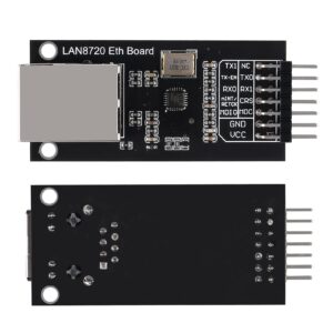 DWEII 2PCS LAN8720 Ethernet Board High Performance 10 100 Ethernet Physical Layer Transceiver (Phy) Module Kit Embedded Web 3.3V Server for Arduino