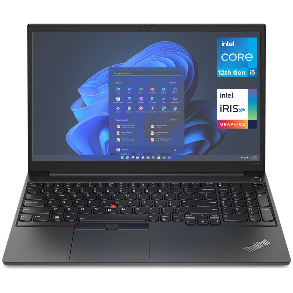 Lenovo Latest ThinkPad E15 Gen 4 15.6" FHD (Intel Ten-Core i5-1235U (Beats i7-1165G7), 16GB RAM, 500GB SSD) IPS Business Laptop, Backlit Keyboard, Fingerprint, Windows 10 Pro (Win 11 Ready)