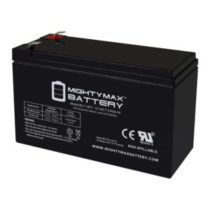 mighty max battery 12v 7ah f2 replacement battery for razor 15128050 mx 350