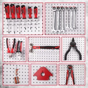 Ultimate 121-Piece Pegboard Hooks Set, Pegboard Accessories with Metal Hooks, Durable Peg Board Organizer Accessories, Pegboard Bins, Peg Board Tool Utility Hooks, Peg Board Hooks