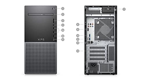 Dell XPS 8950 Desktop (2022) | Core i9-12900K - 1TB SSD + 1TB HDD Hard Drive - 64GB RAM - Nvidia GeForce RTX 3080 Ti | 16 cores @ 5.2 GHz - 12GB GDDR6X Win 11 Pro Silver