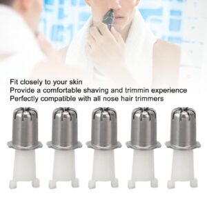 10pcs Nose Hair Trimmer Head, Universal Replacement Nose Hair Clipper Blade Heads for Accurate Shaving Practical Accessories for Trimming Nose Hairs