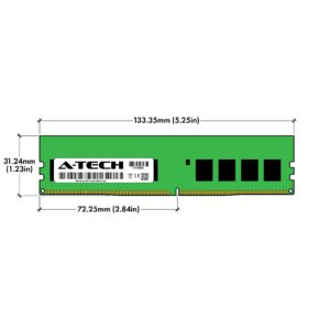 A-Tech 16GB Replacement for Hynix HMA82GU7CJR8N-VK - DDR4 2666MHz PC4-21300 ECC Unbuffered UDIMM 288-Pin 2Rx8 1.2V - Single Server Memory RAM Stick (HMA82GU7CJR8N-VK-ATC)