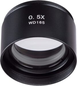 youen tech sm05 0.5x barlow lens for sm series stereo microscopes (48mm)