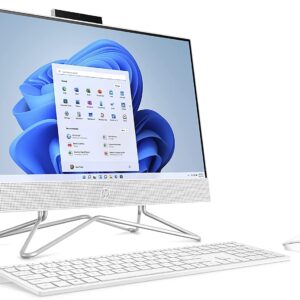 HP 2022 22-inch FHD All-in-One Desktop Computer - Quad-Core Intel Pentium J5040-16GB DDR4 RAM-512GB SSD - WiFi Bluetooth RJ45 LAN - Windows 10 Pro - Snow White w/RATZK 32GB USB