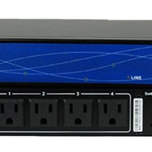 Dataprobe iBoot-PDU4A-N15, 115VAC/15A, 4 Outlets (NEMA 5-15R), 1U Rack Mount Power Strip, 7' Power Cord, Switched & Managed PDU with Cloud, Server Rack PDU, Smart Power Strip