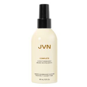 jvn complete leave-in conditioning mist, frizz-free hydration spray, uv protection, vegan formula, sulfate-free, 5 fluid ounces