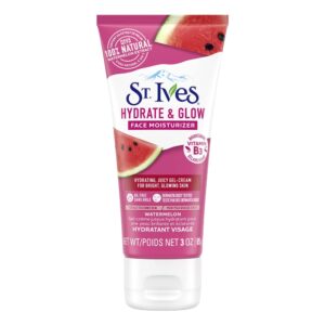 st. ives hydrate & glow face moisturizer watermelon 3 ounce