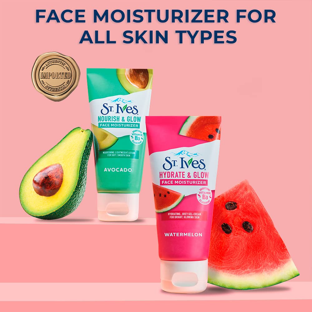 St. Ives Hydrate & Glow Face Moisturizer Watermelon 3 Ounce