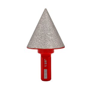 dt-diatool diamond beveling chamfer bits - diamond countersink drill bit 1-3/8 inch with hex shank for enlarging trimming shaping existing holes of granite marble porcelain tiles,size of 2mm to 35mm