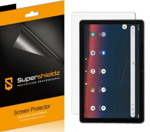 supershieldz (3 pack) designed for onn 10.1 inch tablet gen 3 (2022) screen protector, high definition clear shield (pet)