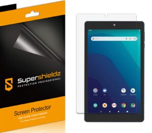 (3 pack) supershieldz designed for onn 8 inch tablet gen 3 (2022) screen protector, high definition clear shield (pet)