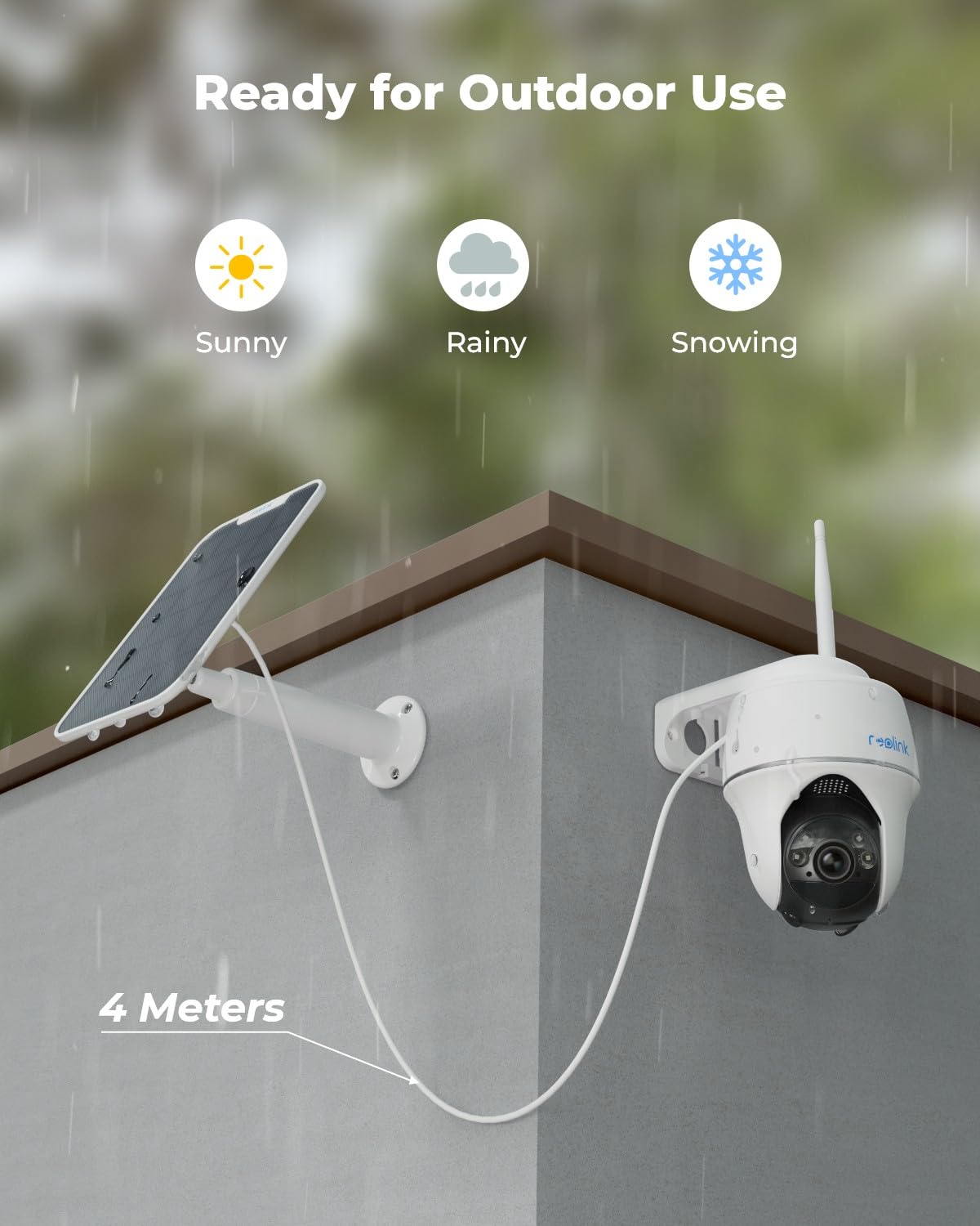 REOLINK 5MP Wireless Security Camera Outdoor with Person/Vehicle Detection, 360° Pan-Tilt View Solar/Battery Operated CCTV Camera, 128GB Storage, Time Lapse, 2-Way Audio, Smart Detection, Argus PT-5MP