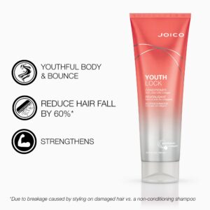 YouthLock Shampoo & Conditioner Set Formulated with Collagen | Youthful Body & Bounce | Reduce Breakage & Frizz | Free of SLS/SLES Sulfates